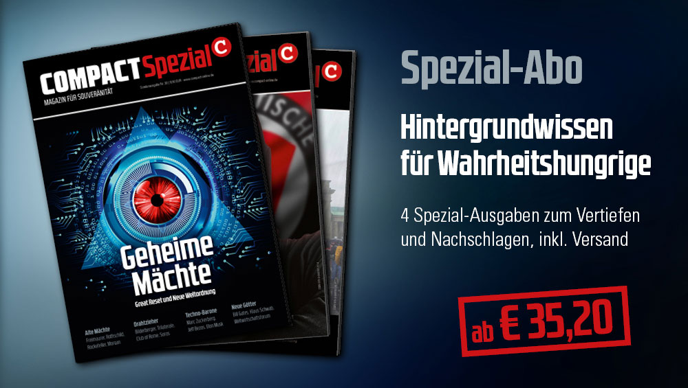 Jetzt COMPACT-Magazin abonnieren: Monatsmagazin, Geschichte, Spezial ...